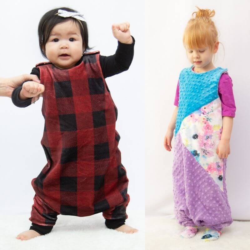 Non-reversible Stellar Sleep Sack with feet/cuffs - Goober Pea Designs