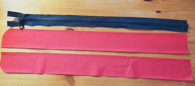 Adding a Zipper Guard to the Quadra Jacket - Goober Pea Designs