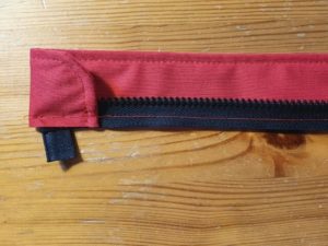 Adding a Zipper Guard to the Quadra Jacket - Goober Pea Designs