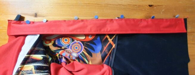 Adding a Zipper Guard to the Quadra Jacket - Goober Pea Designs